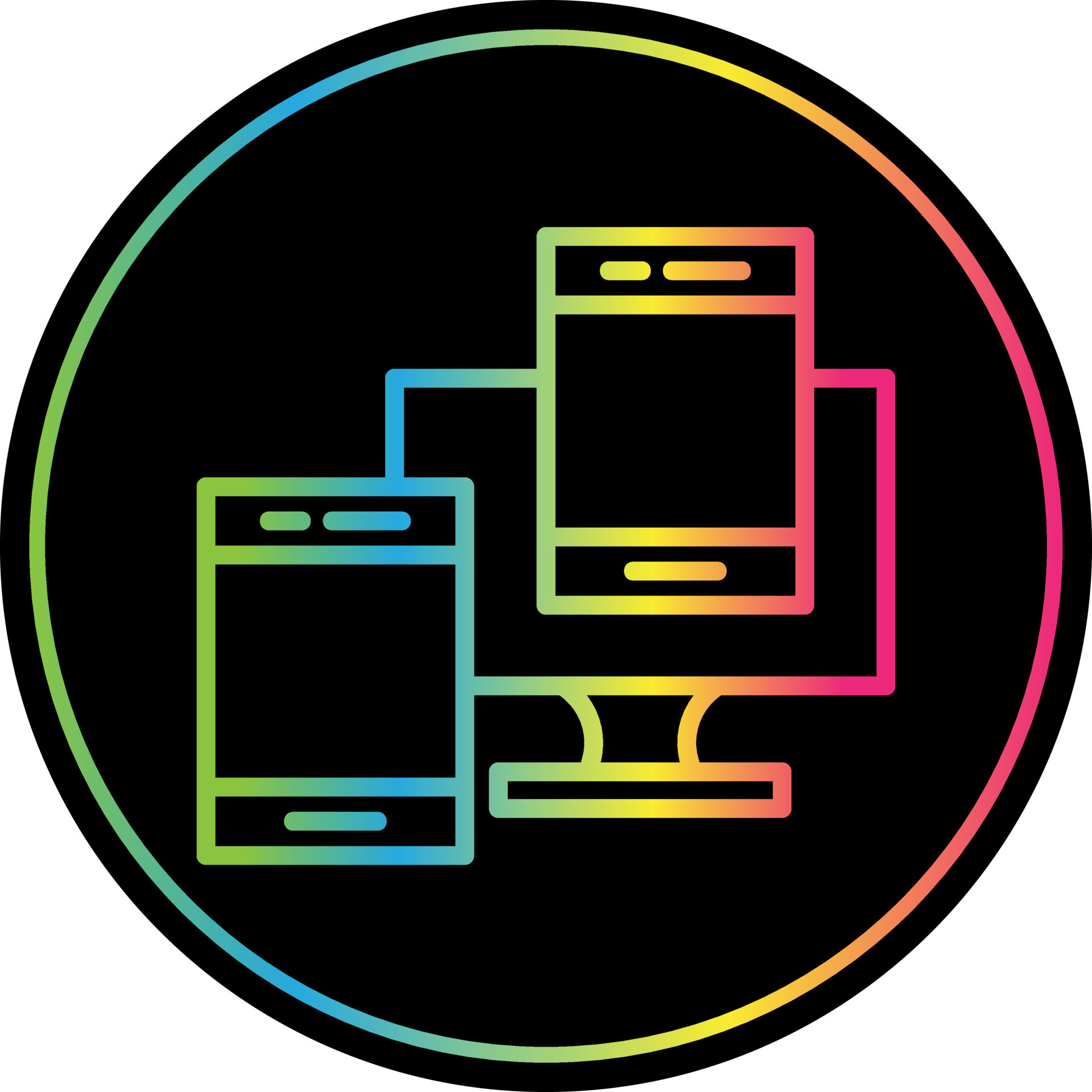 Responsive Web Design Vector Icon Design 16334010 Vector Art At Vecteezy