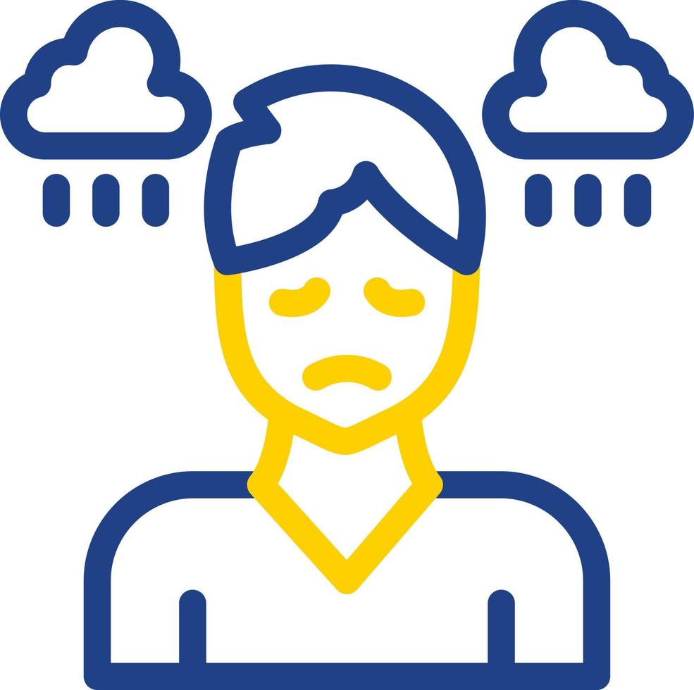 Depression Vector Icon Design 16336965 Vector Art at Vecteezy