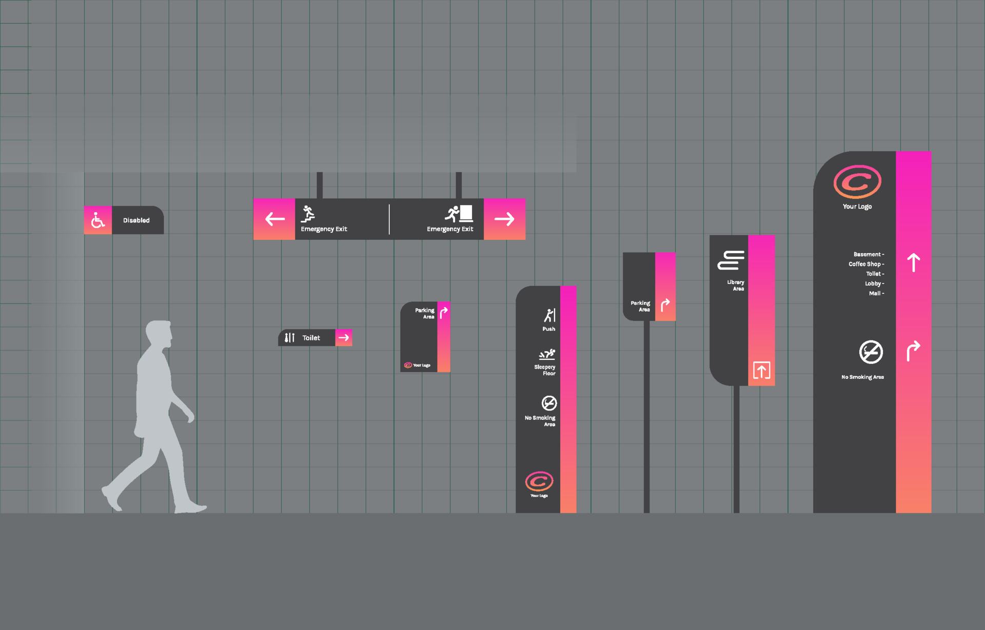 Direction Signage Wayfinding 16339131 Vector Art at Vecteezy Direction Signage Wayfinding 16339131 Vector Art at Vecteezy
