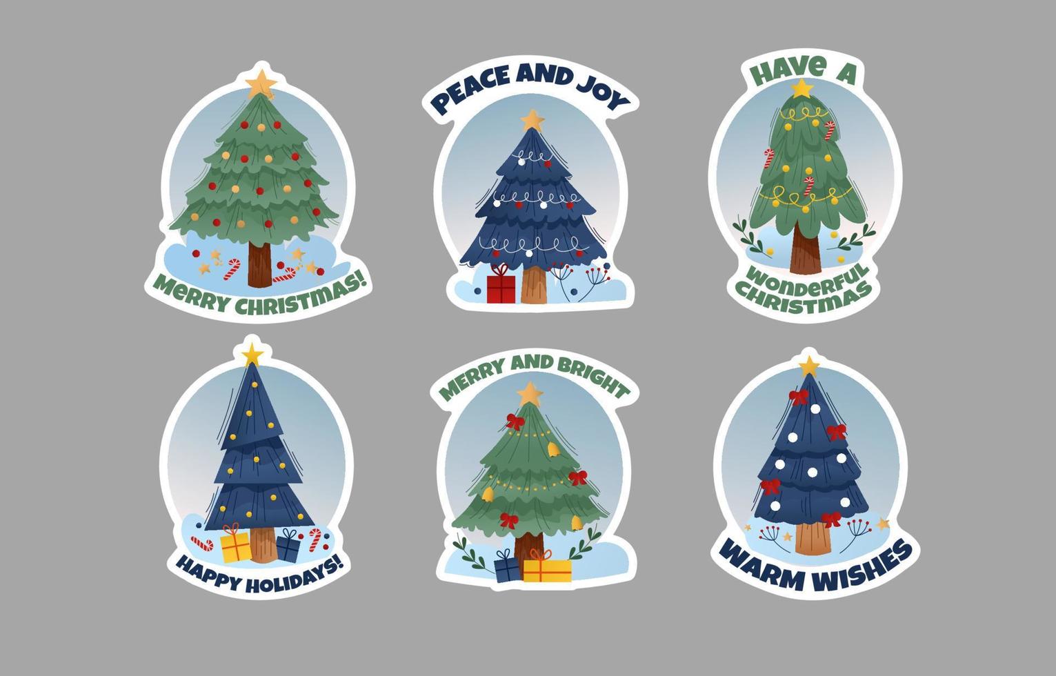 Flat Christmas Tree 16339138 Vector Art at Vecteezy