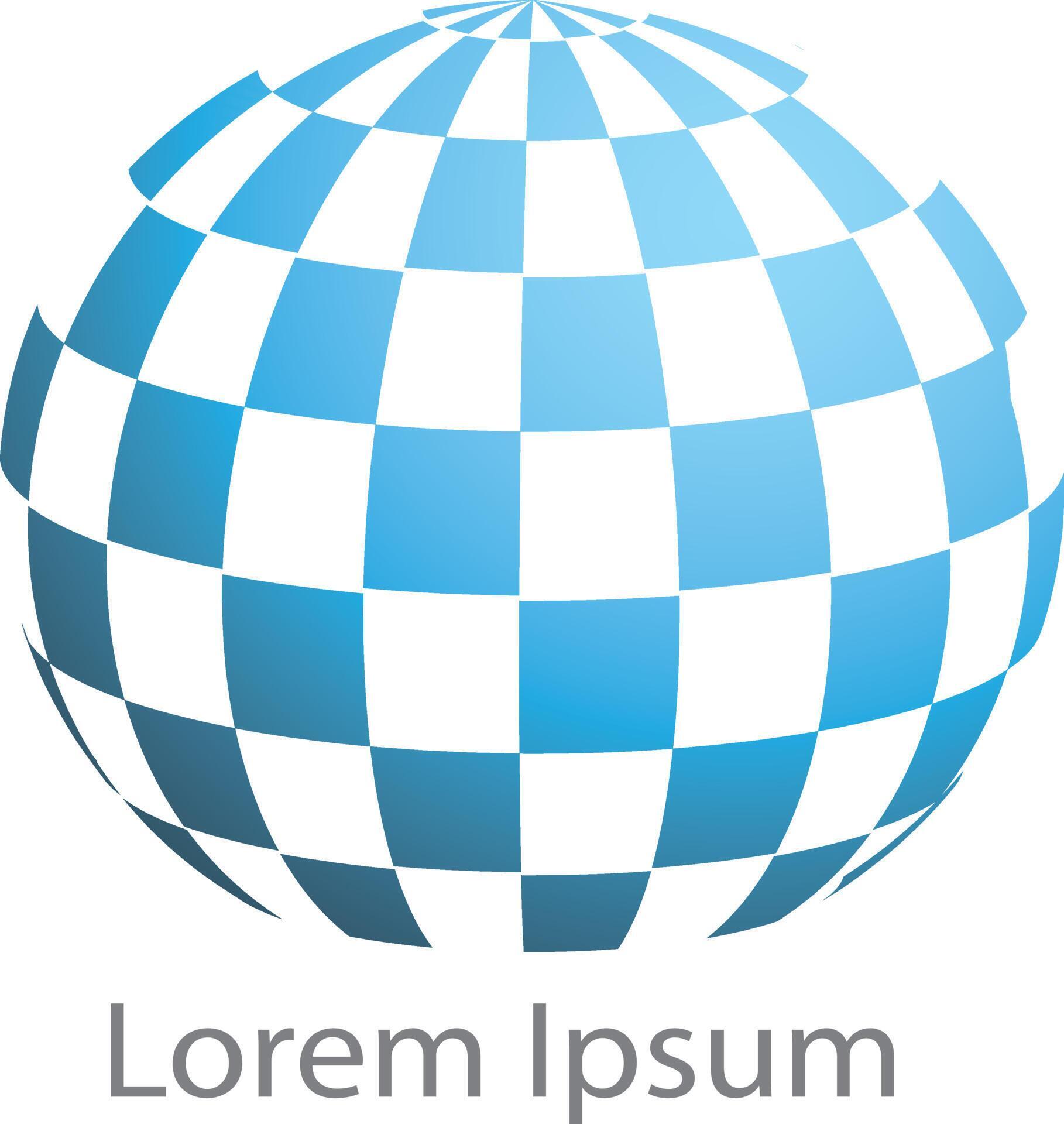 Colorful Globe logo design. 16340455 Vector Art at Vecteezy