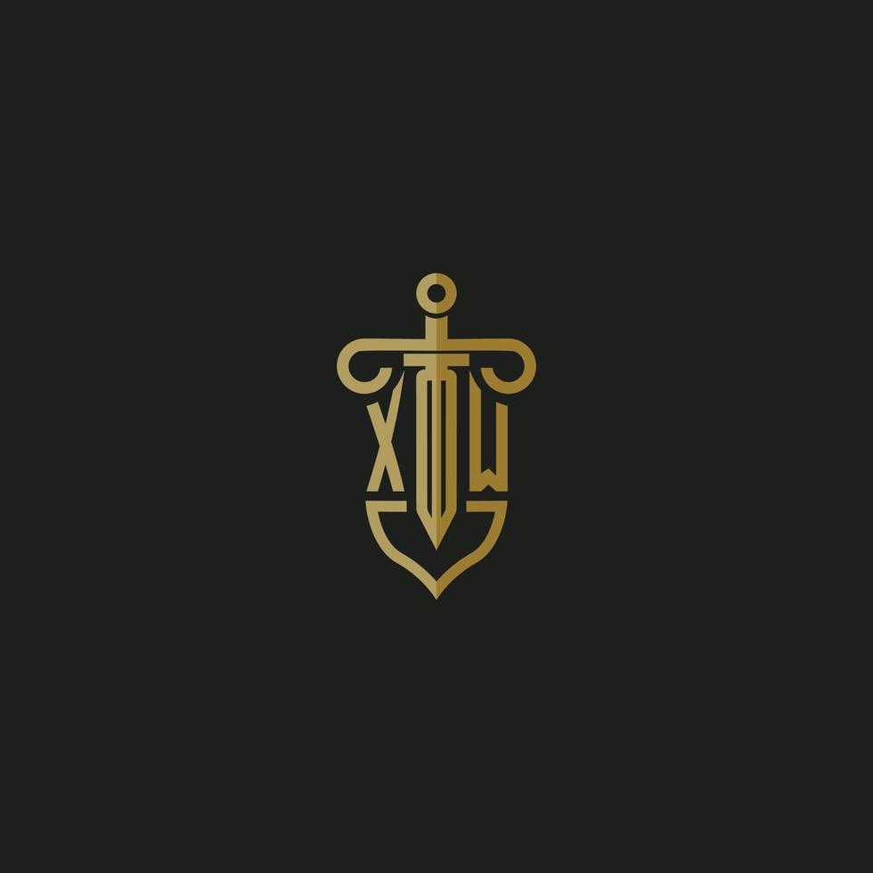 XW initial monogram logo design for law firm vector image 16351486 ... XW initial monogram logo design for law firm vector image 16351486 ...