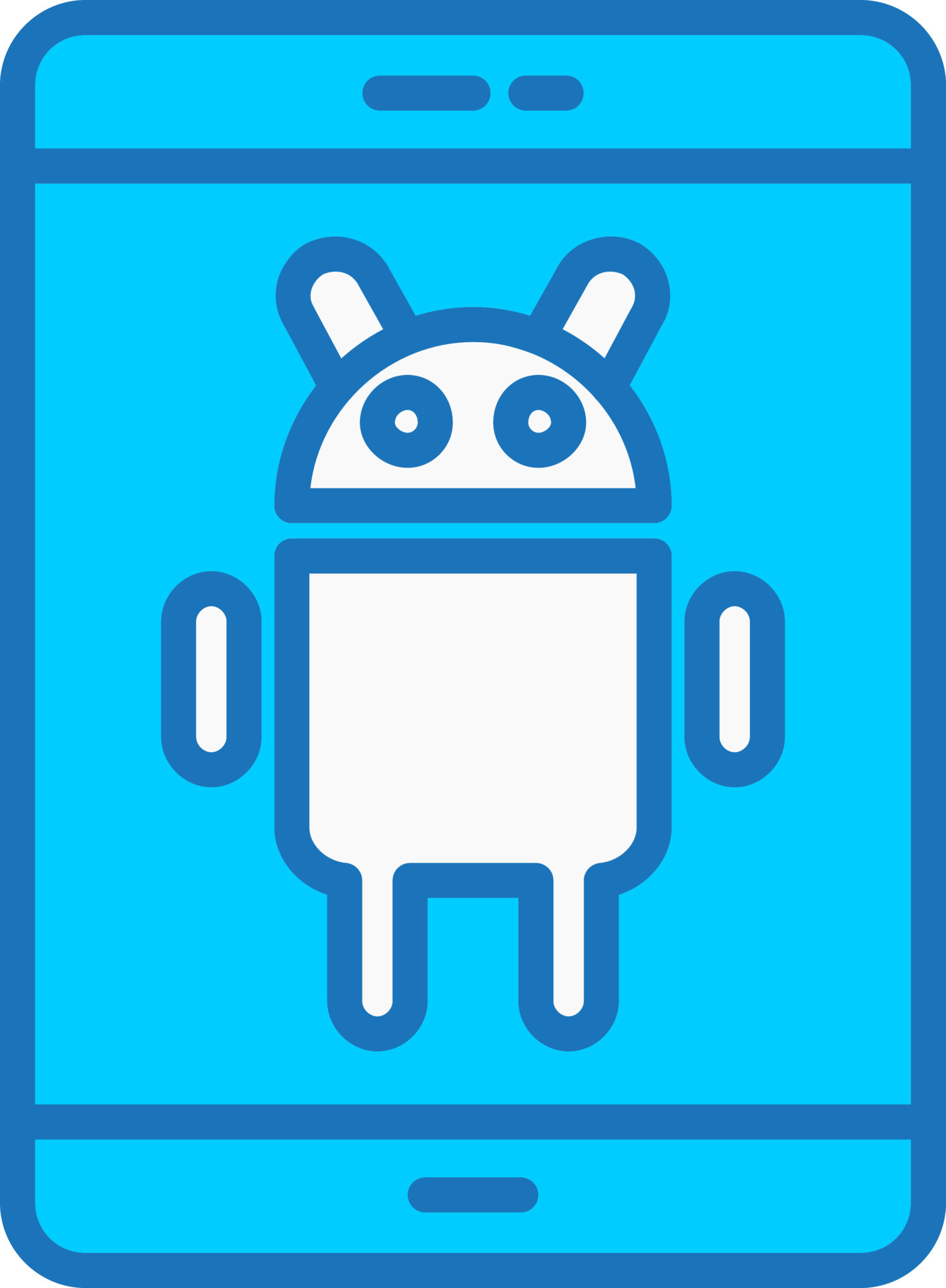 Android Vector Icon 16366970 Vector Art at Vecteezy