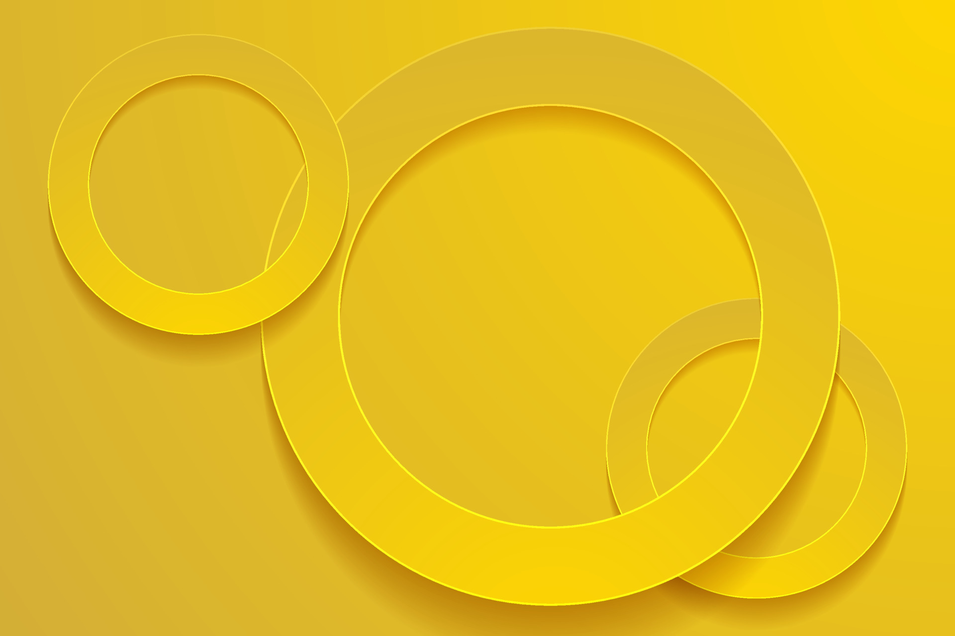 Modern Gold Backgrounds 3d Circle Papercut Layer Background 16367685