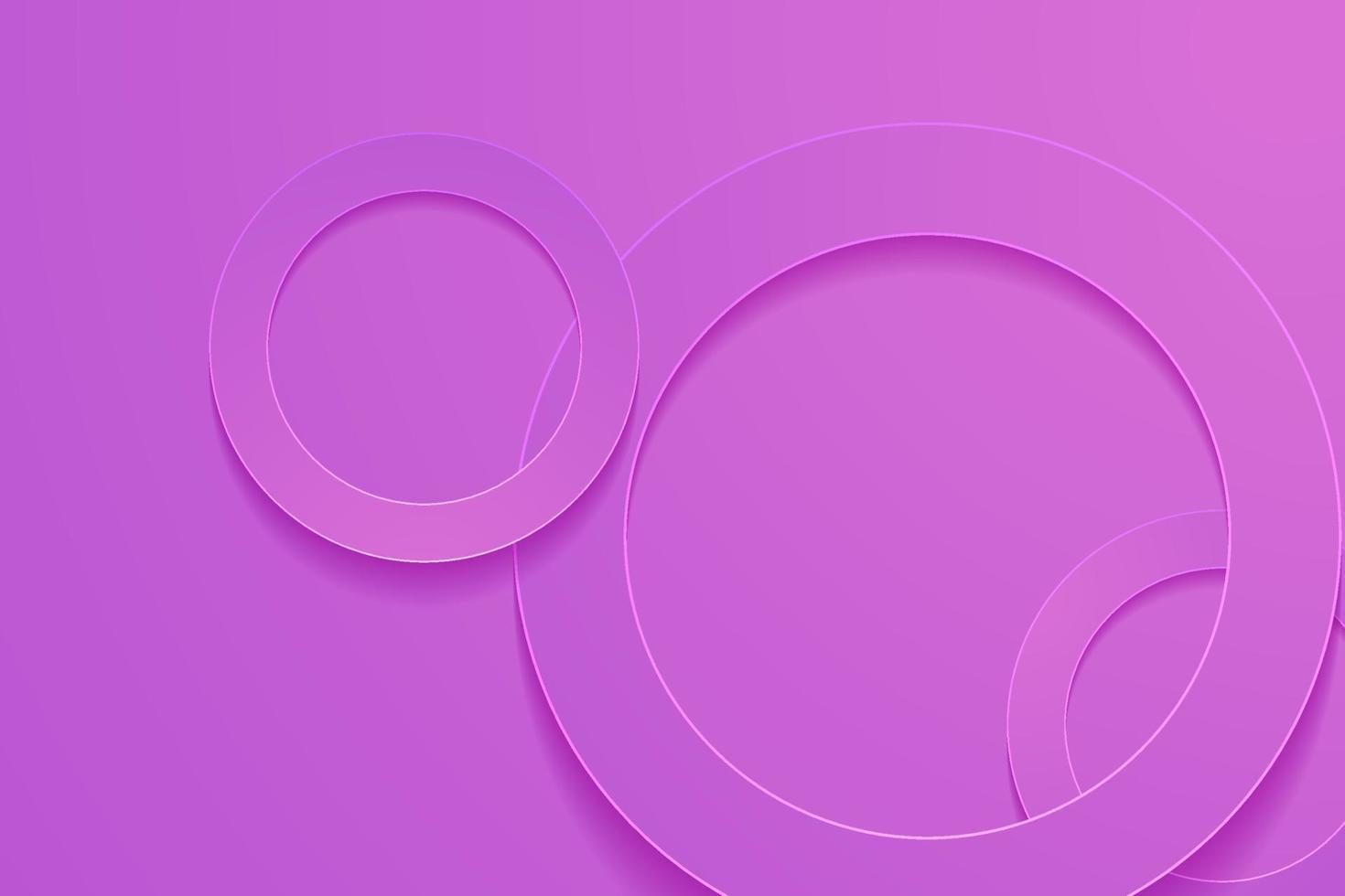 Modern Orchid Backgrounds 3d Circle Papercut Layer Background 16367722 Vector Art At Vecteezy