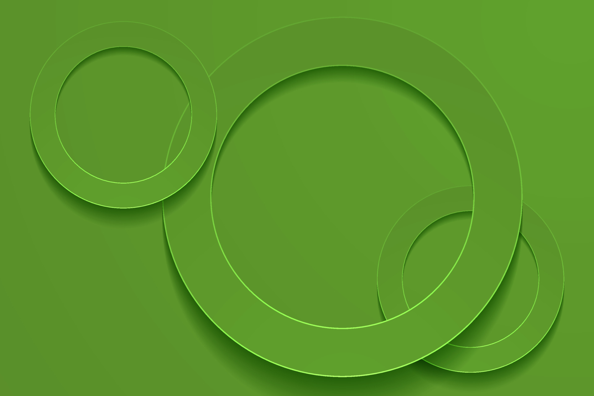 Modern Olive Drab Backgrounds 3d Circle Papercut Layer Background