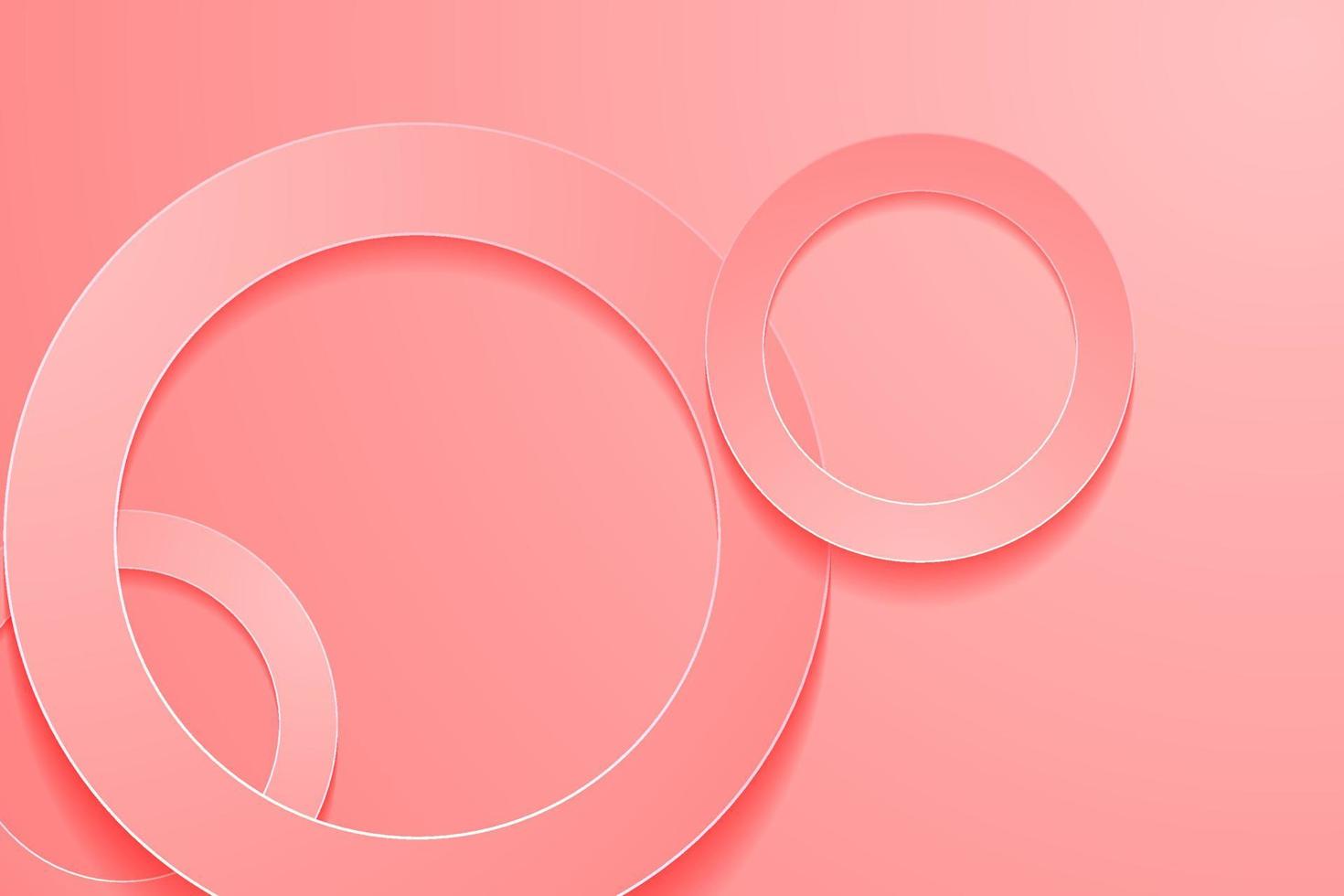 Modern Light Red Backgrounds 3d Circle Papercut Layer Background 16367779 Vector Art At Vecteezy