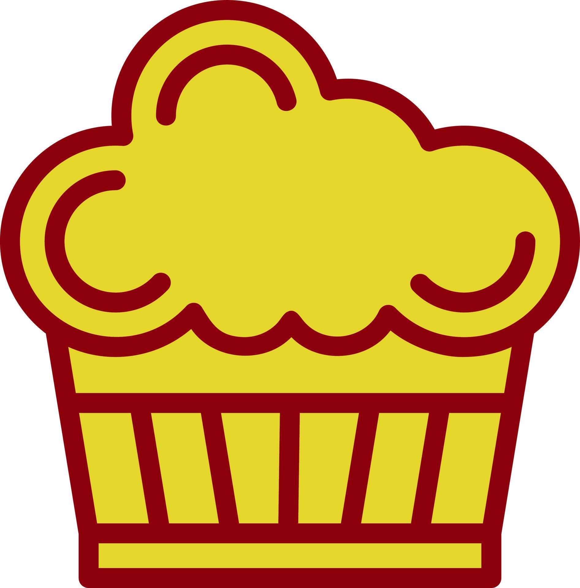 Cupcake Vector Icon Design 16374249 Vector Art At Vecteezy