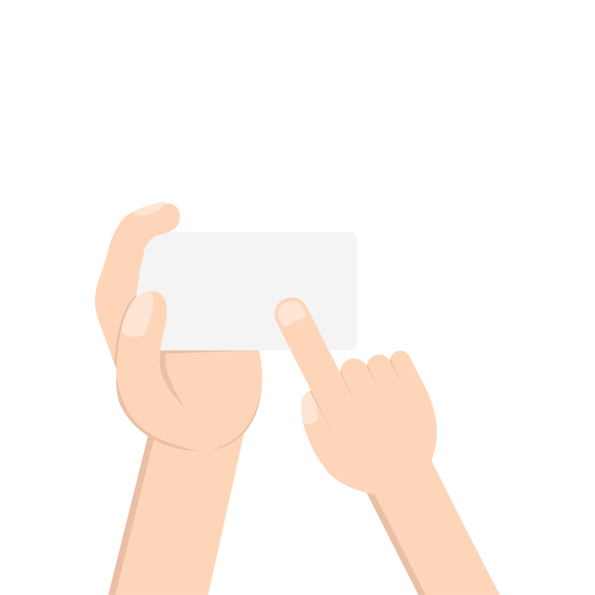 Free hand holding white blank name card 16377679 PNG with Transparent Background