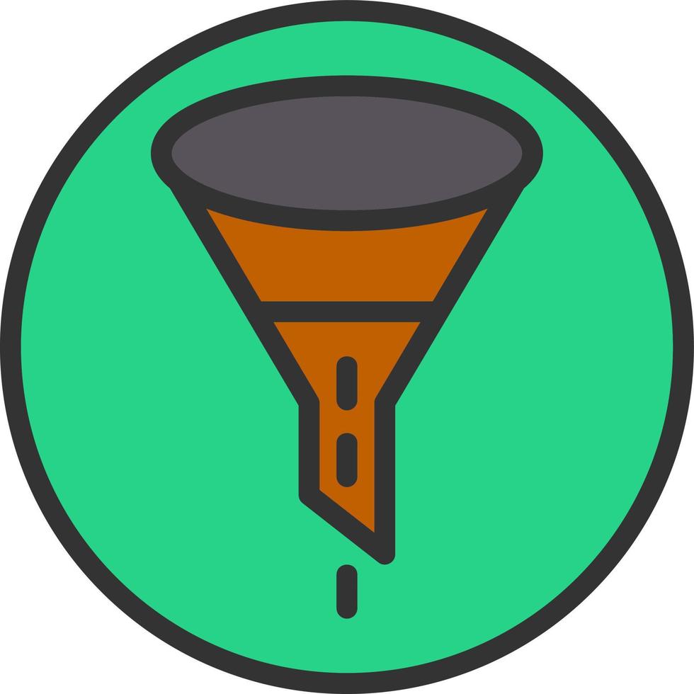 Funnel Vector Icon Design 16379965 Vector Art At Vecteezy