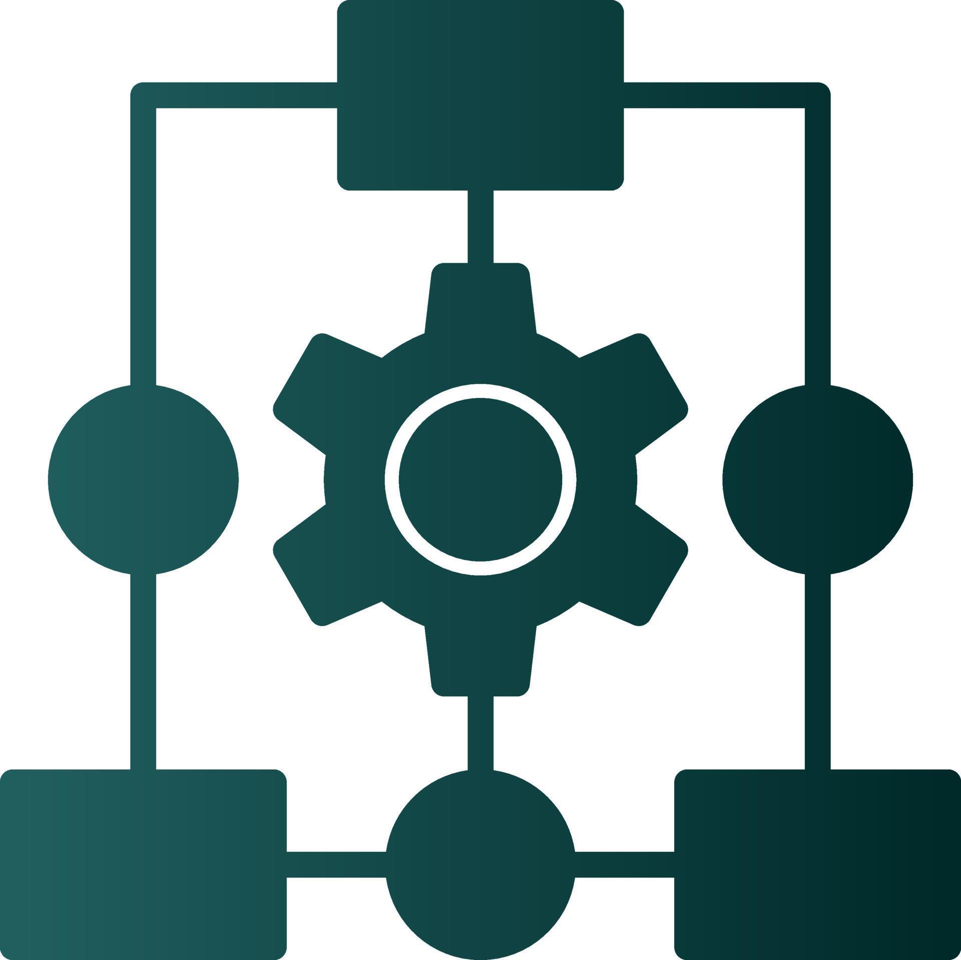Workflow Process Vector Icon Design 16381543 Vector Art At Vecteezy