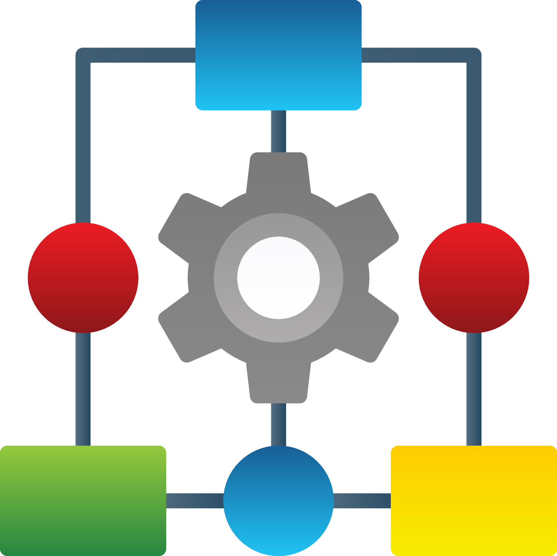 Workflow Process Vector Icon Design 16382030 Vector Art At Vecteezy