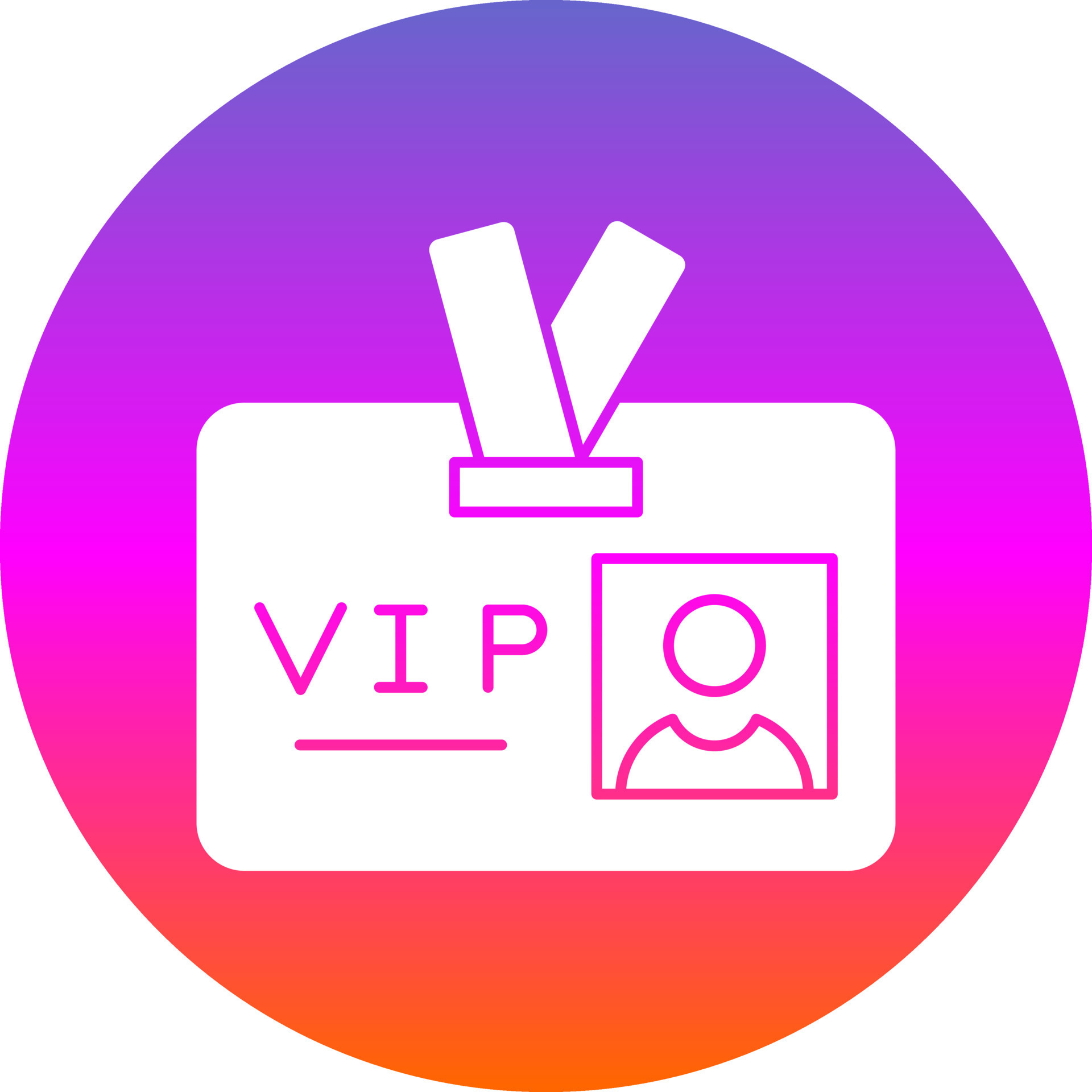 VIP Pass Vector Icon Design 16382496 Vector Art at Vecteezy