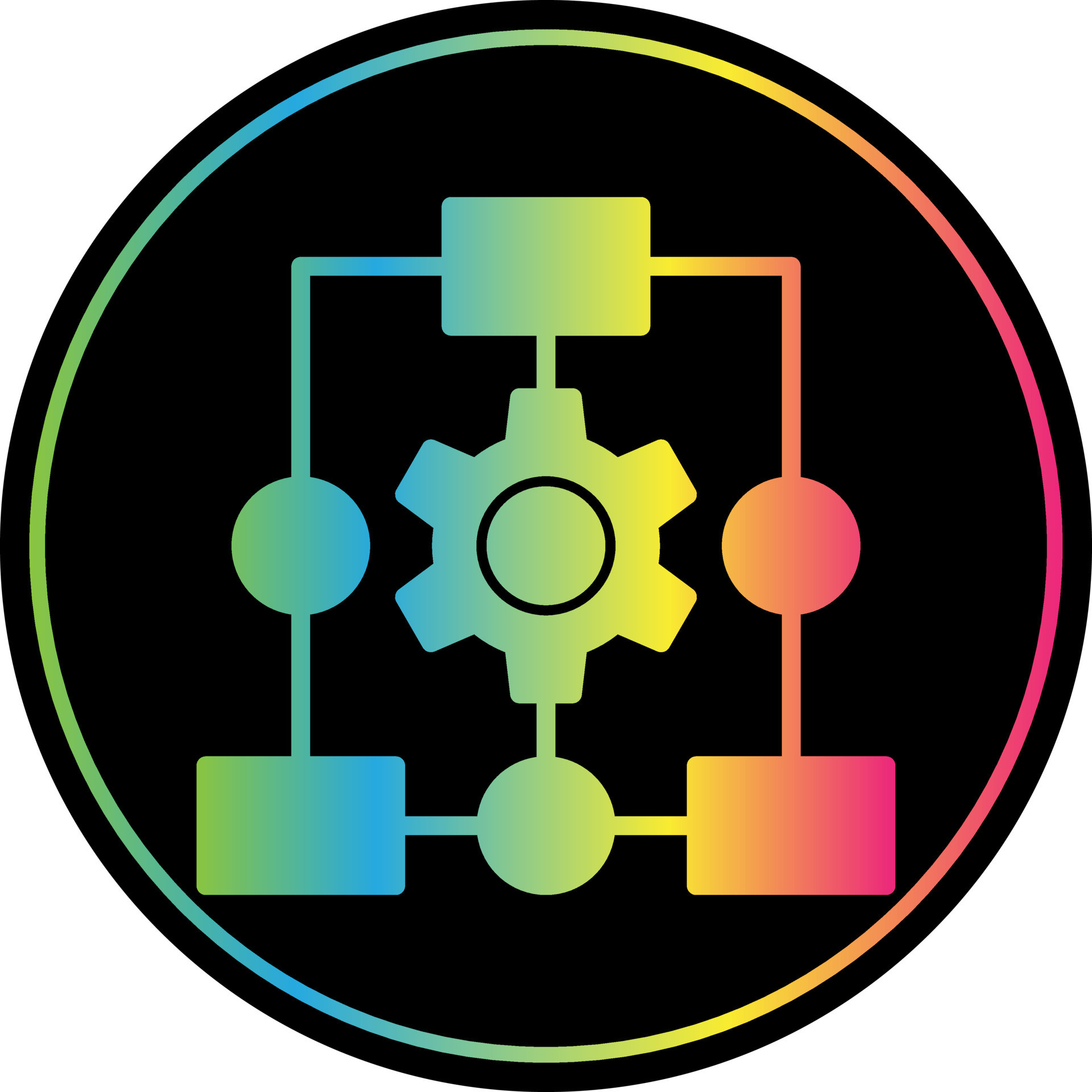 Workflow Process Vector Icon Design 16384593 Vector Art at Vecteezy