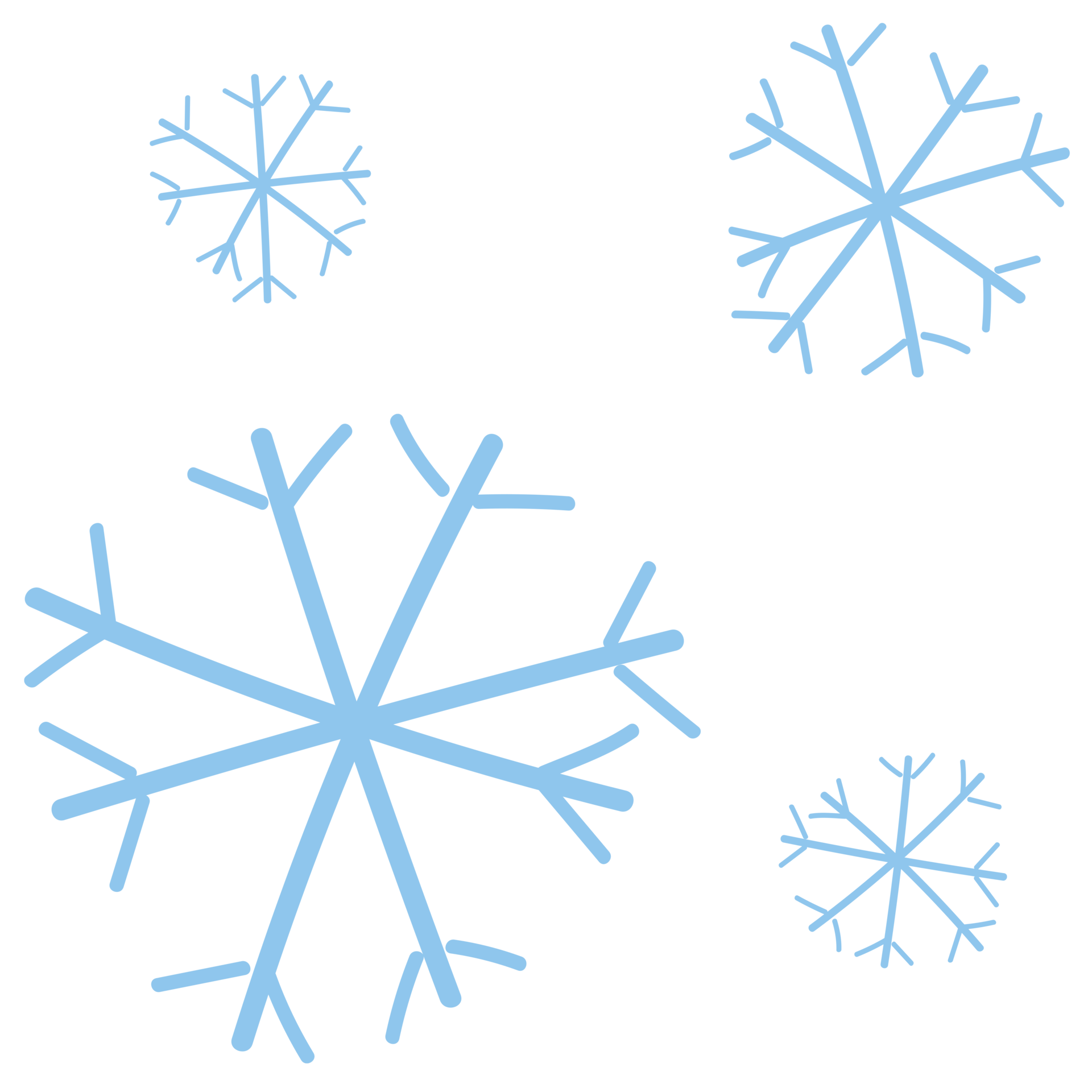 Cute snowflake winter illustration 16384868 PNG