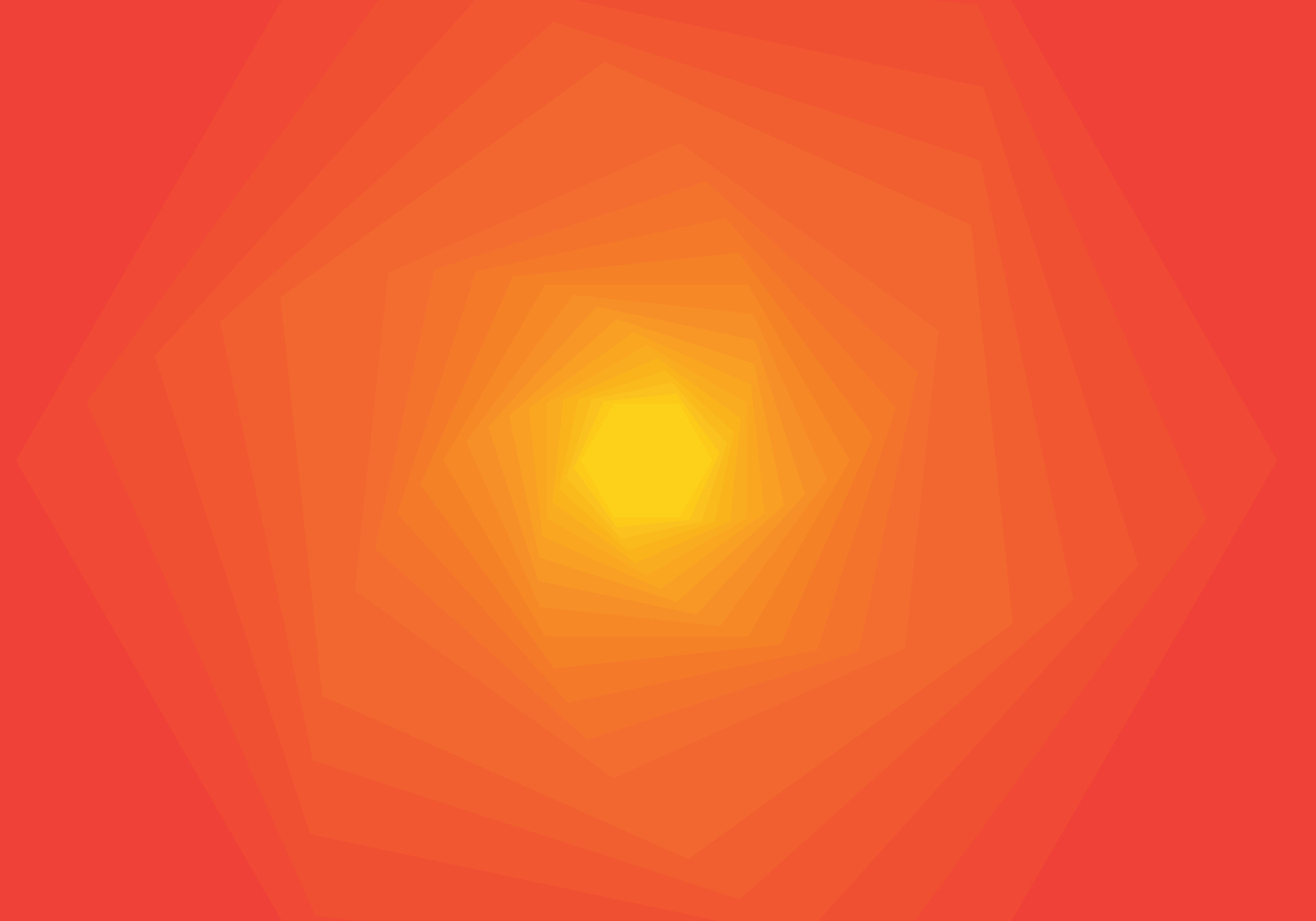 Abstract Background Composed Of Swirling Hexagons In Tech Style Gradient From Light Yellow To