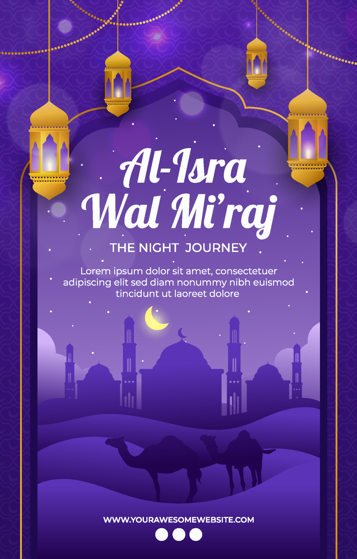 Isra Miraj Poster 16386541 Vector Art at Vecteezy Isra Miraj Poster 16386541 Vector Art at Vecteezy