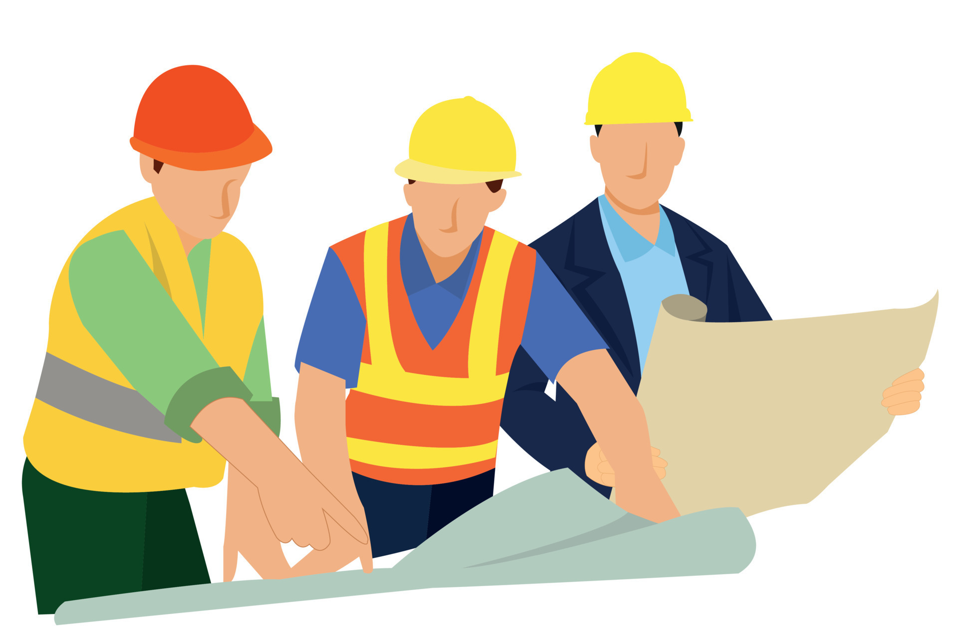 civil architect engineer studying building plans and working ... civil architect engineer studying building plans and working ...
