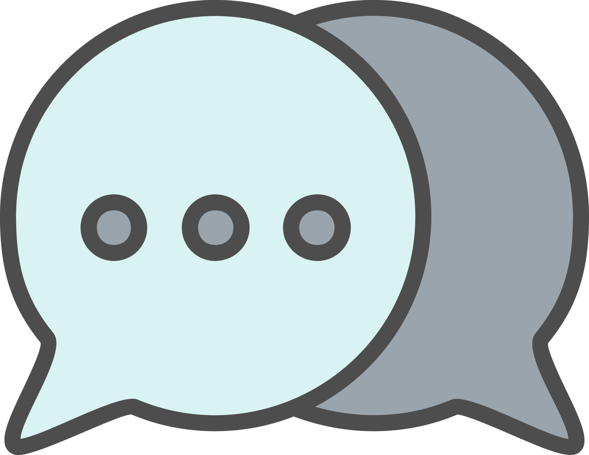 Chat Vector Icon 16387613 Vector Art At Vecteezy