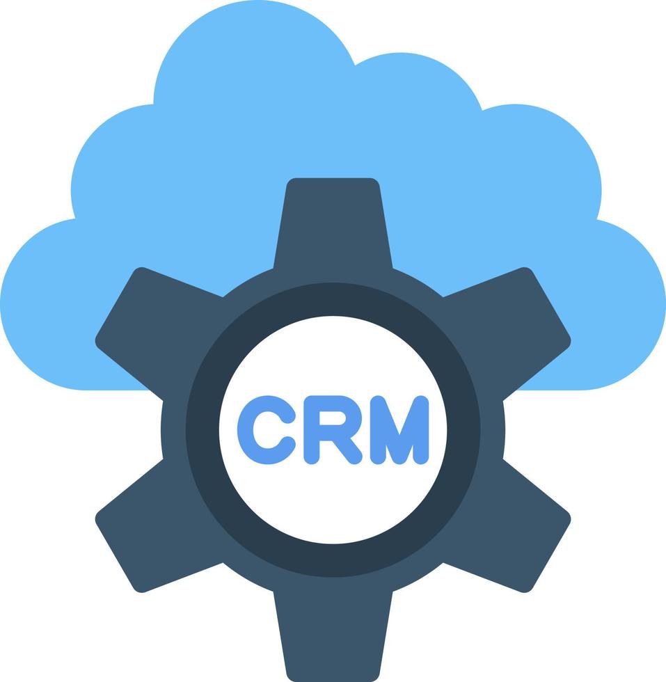 CRM Vector Icon Design 16389691 Vector Art at Vecteezy