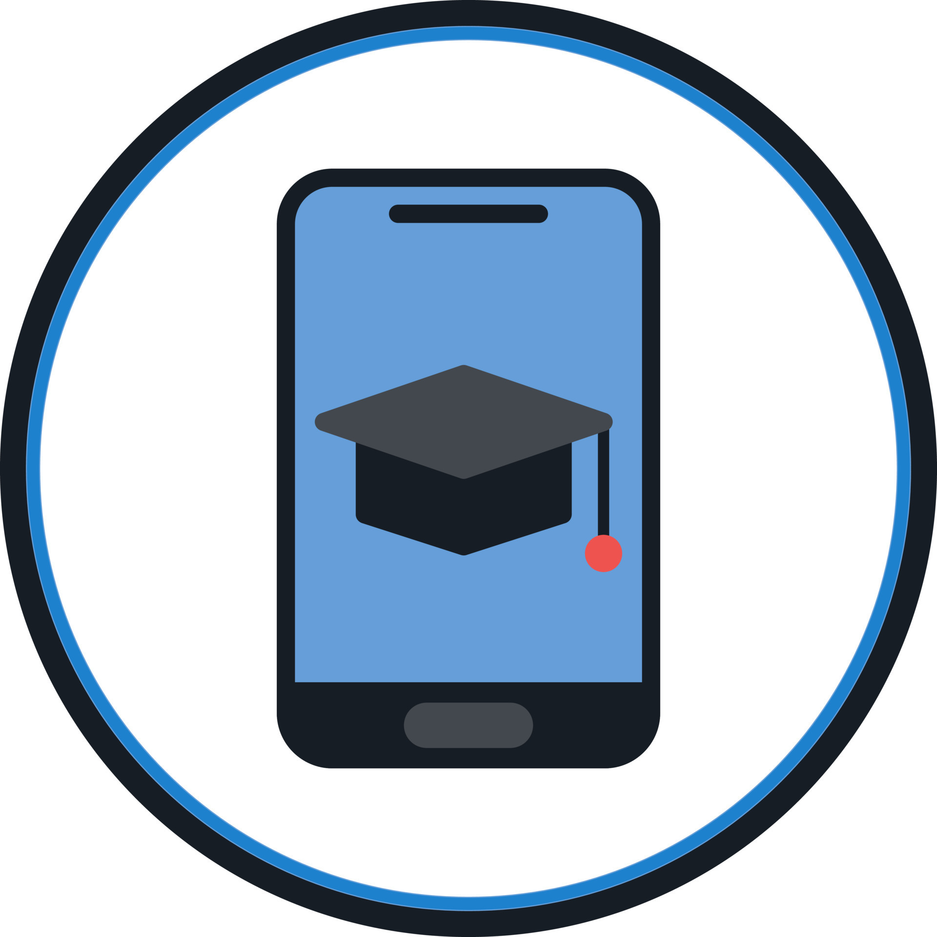 diseño de icono de vector de cursos en línea 16391827 Vector en Vecteezy