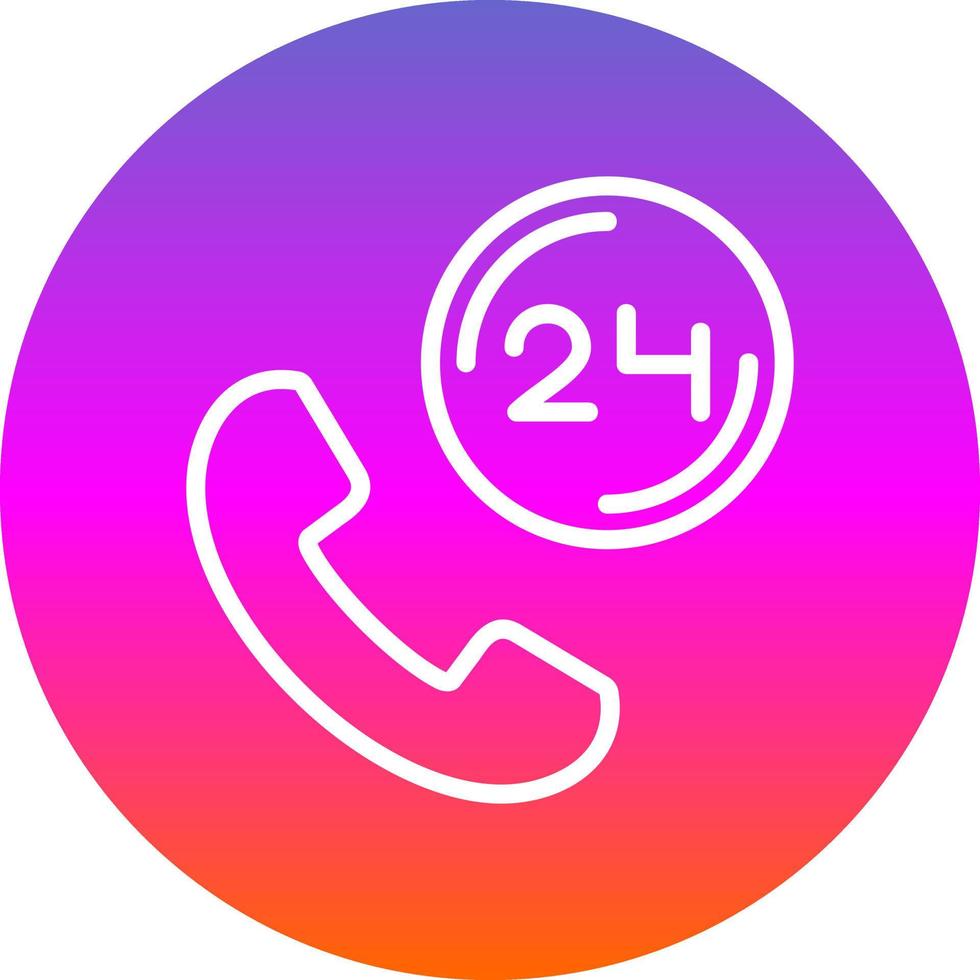 24 diseño de icono de vector de soporte 16393698 Vector en Vecteezy