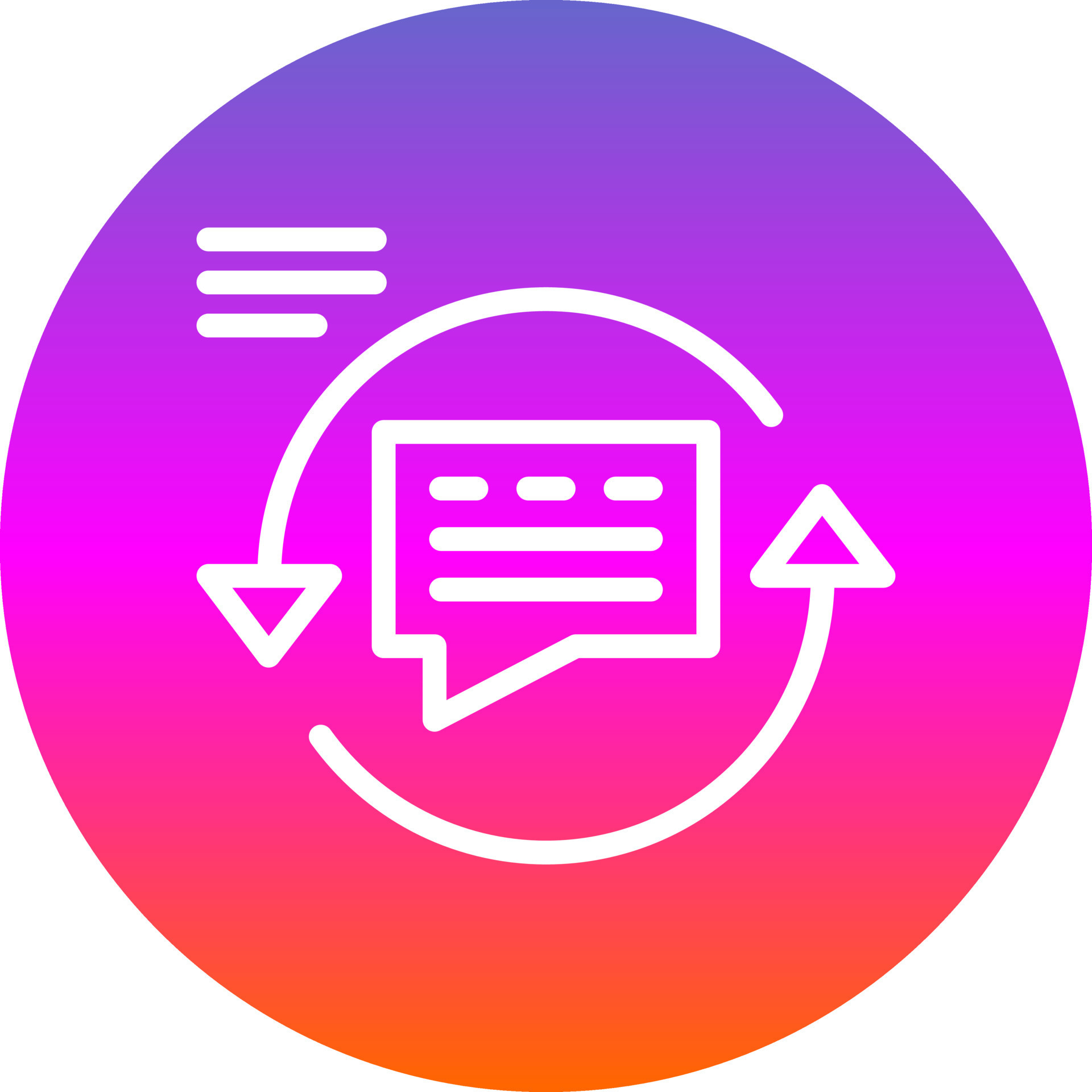 Feedback Loop Vector Icon Design 16396735 Vector Art at Vecteezy