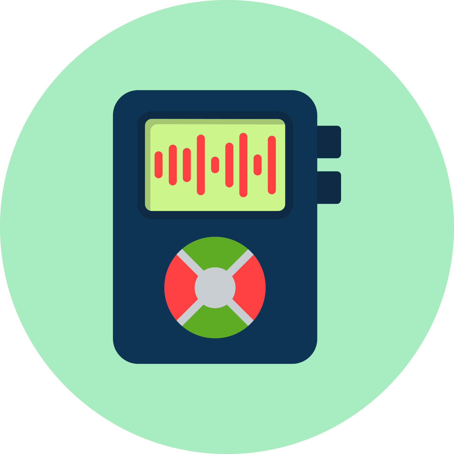 Voice Recorder Vector Icon 16400037 Vector Art at Vecteezy