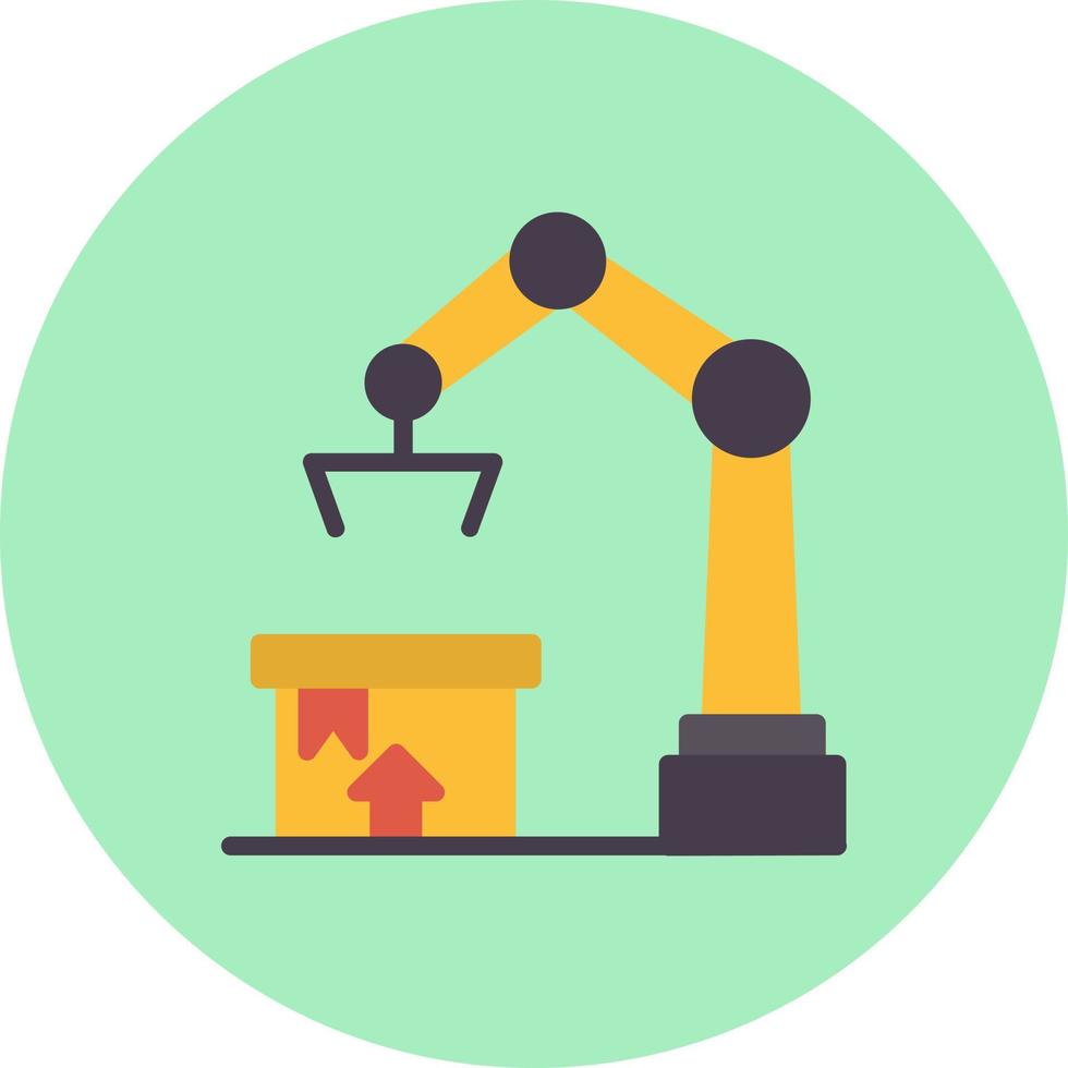 Robot Arm Vector Icon 16400240 Vector Art At Vecteezy