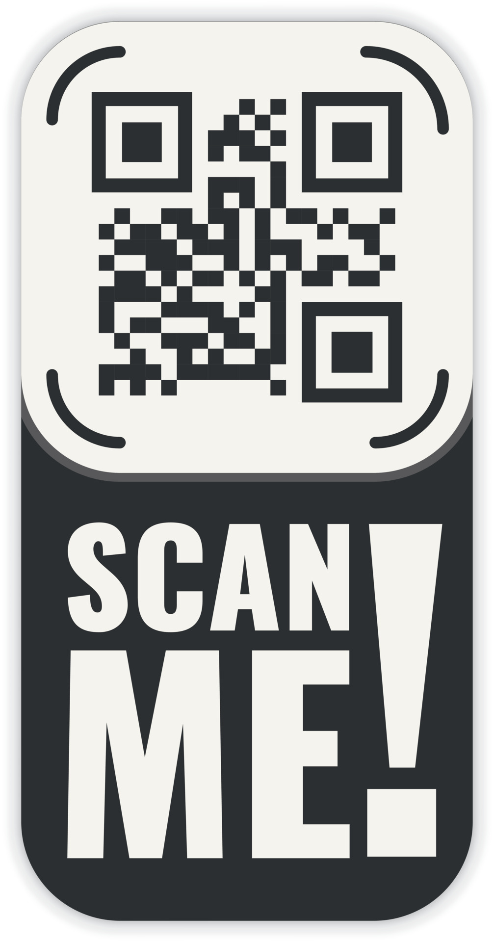 Qr Code Scan Me In Speech Bubble Scan Me Concept Icon 16404531 Vector Art At Vecteezy
