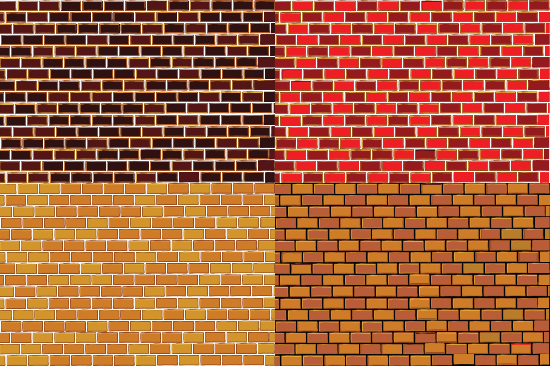 Vector brick wall seamless pattern design vector pro 16404952 Vector ...