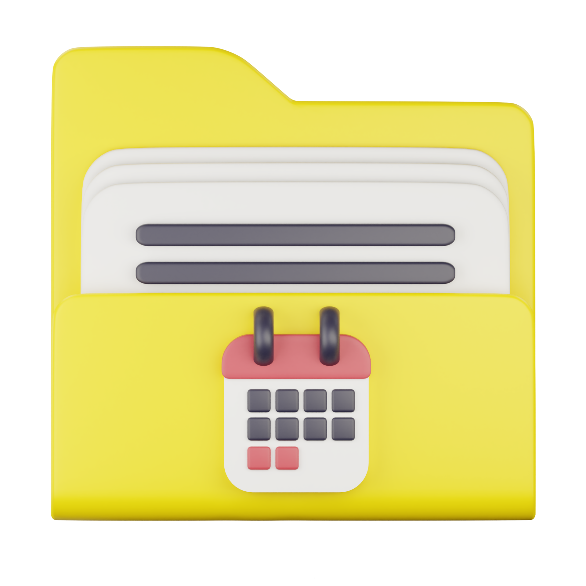 3D-Zeitplanordnersymbol 16407479 PNG