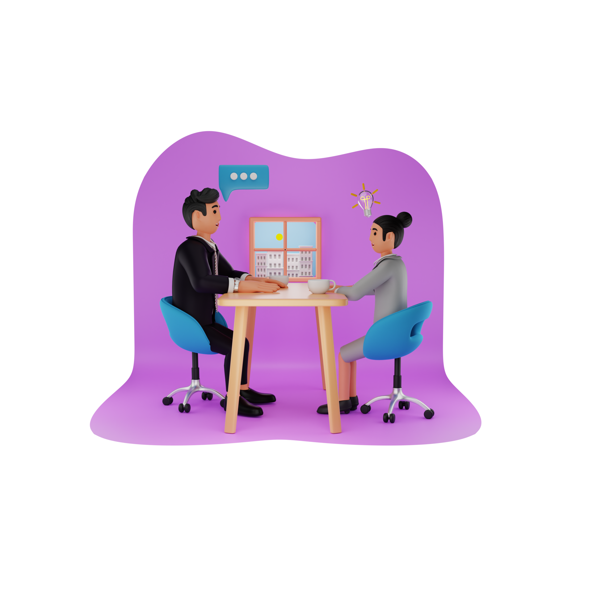 Employee Interview 3D Character Illustration 16407579 PNG Employee Interview 3D Character Illustration 16407579 PNG