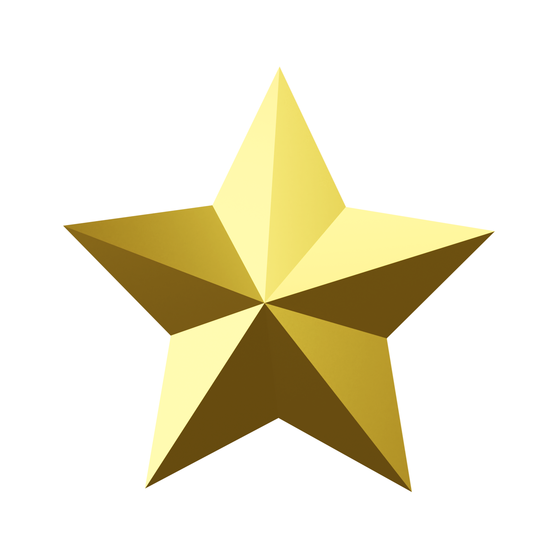 estrella dorada 3d 16408167 PNG