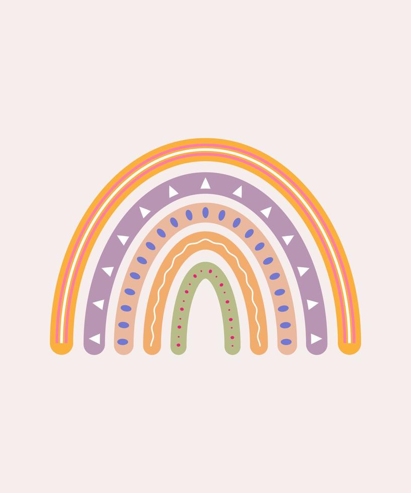 Cute colourful rainbow 16410041 Vector Art at Vecteezy