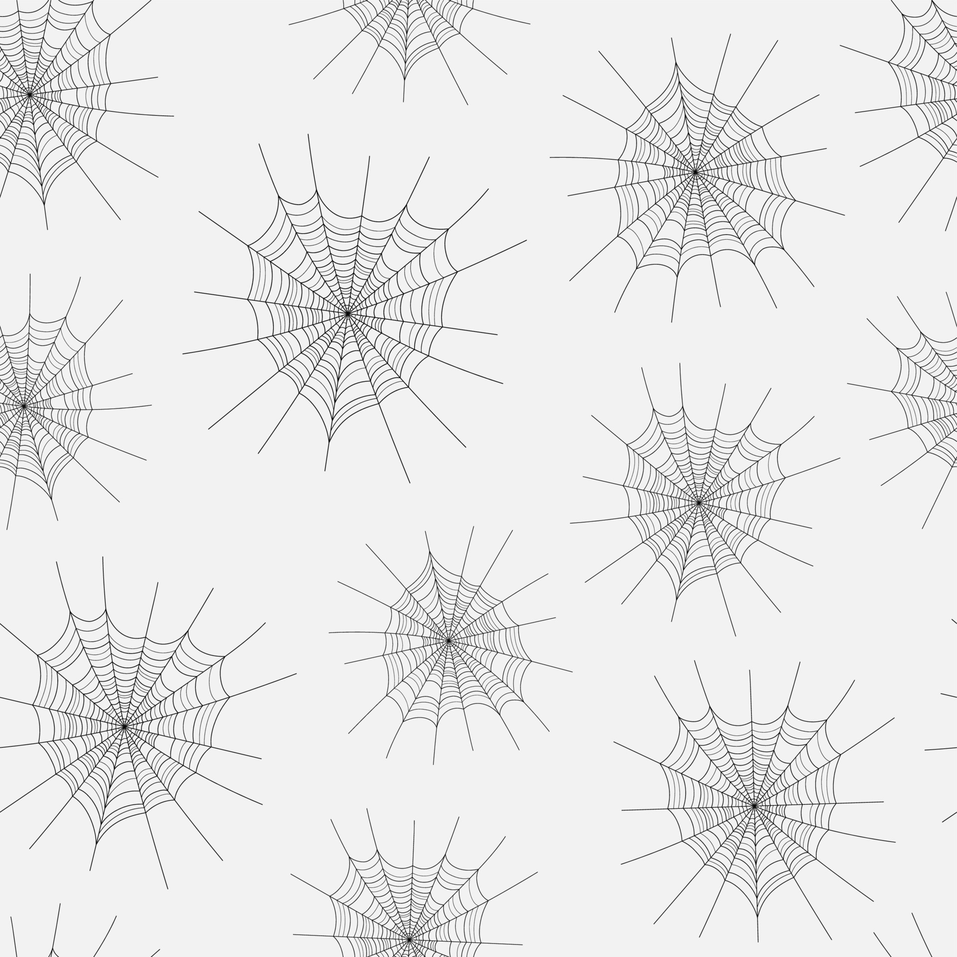 Spider web seamless pattern. Spider web heart shaped vector print ...