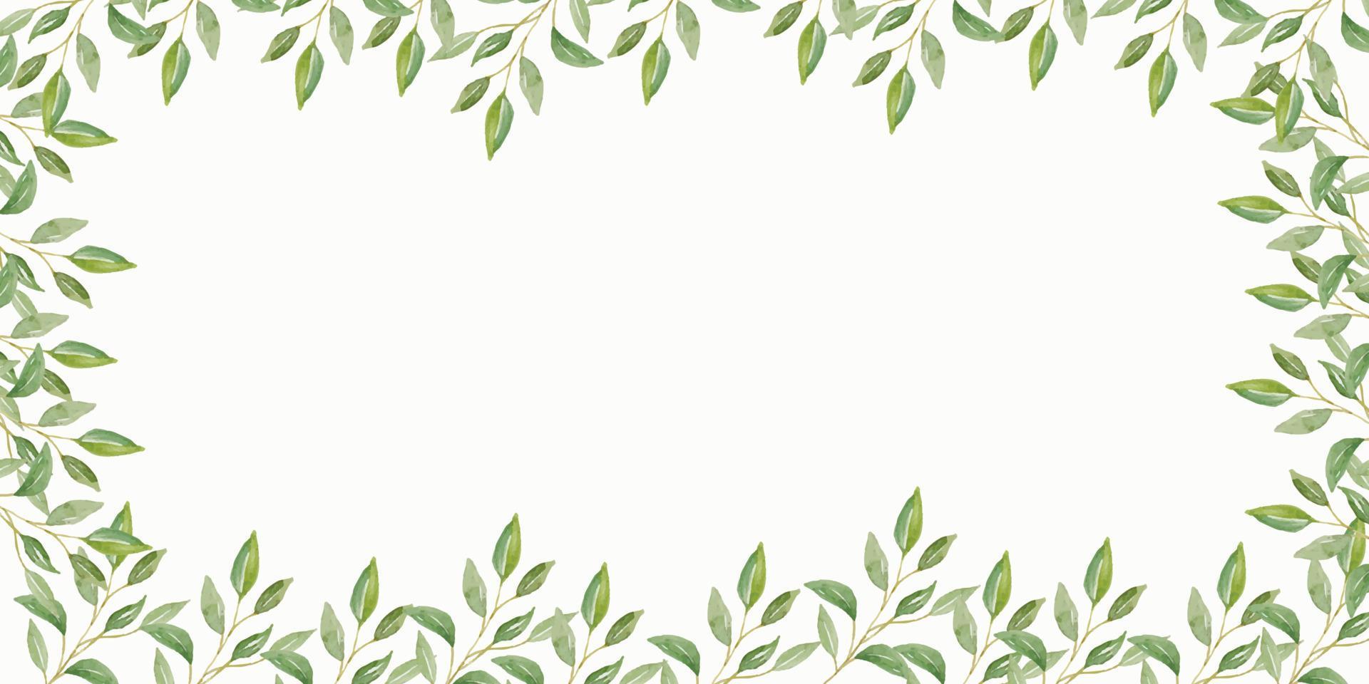 Herbal minimalist and modern vector banner with free space for text ...
