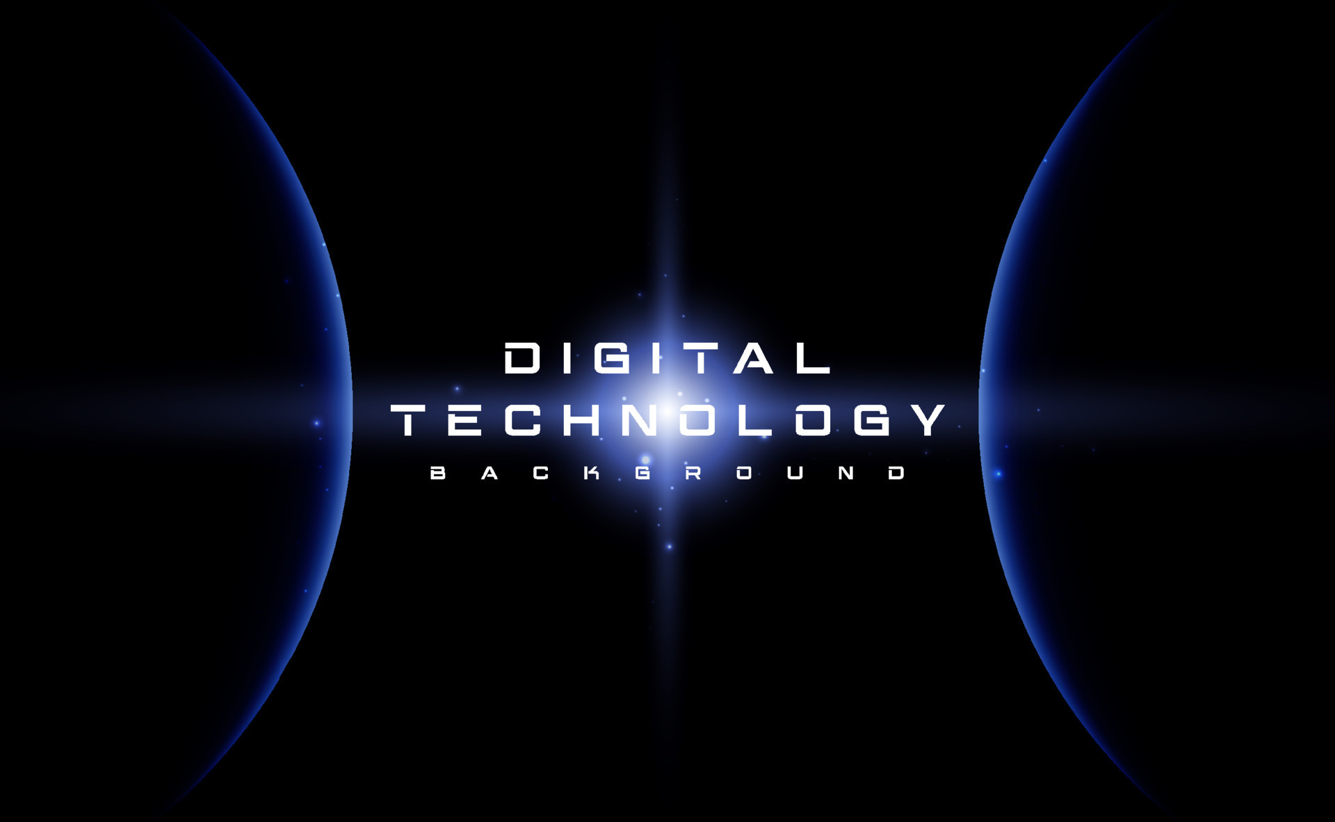 Digital Technology Worldwide Global Network Internet Connection Blue