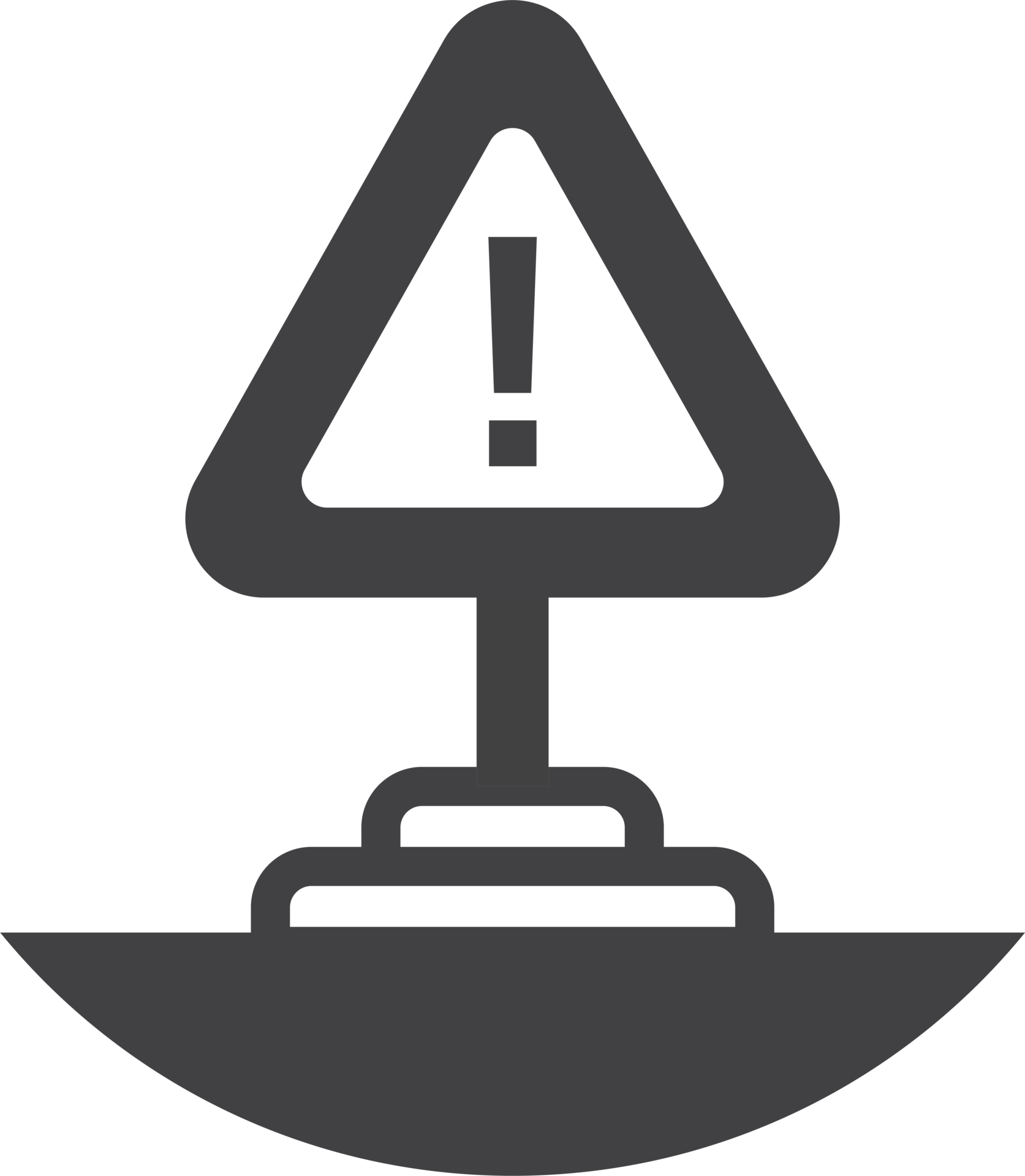 Exclamation Mark Sign Illustration In Minimal Style 16413720 Png