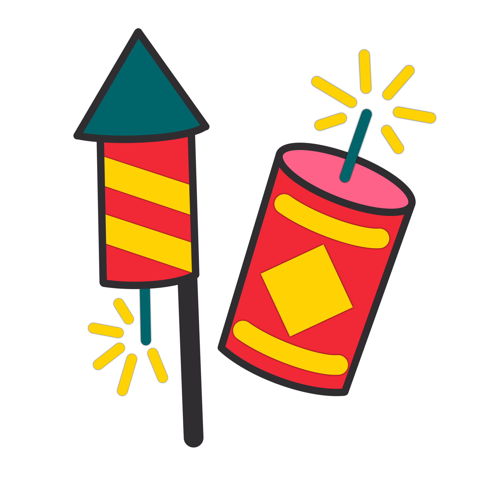 Chinese New Year Firework 16416837 Png