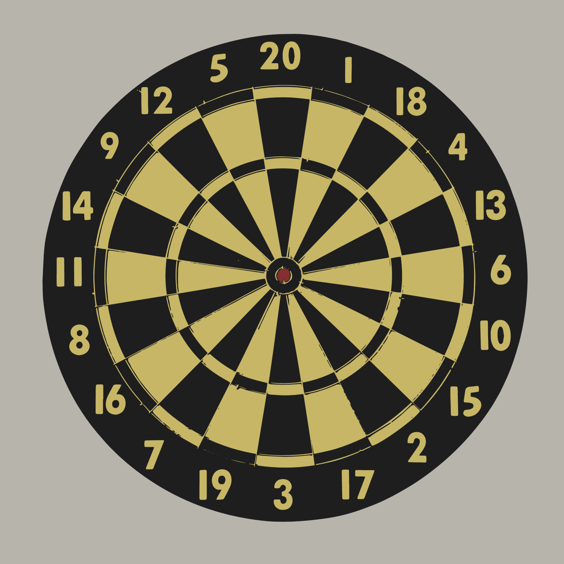 Vintage Dart Board Game 16417026 Vector Art at Vecteezy