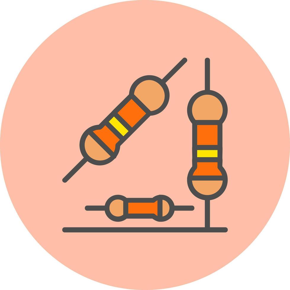 Resistor Vector Icon 16417268 Vector Art At Vecteezy