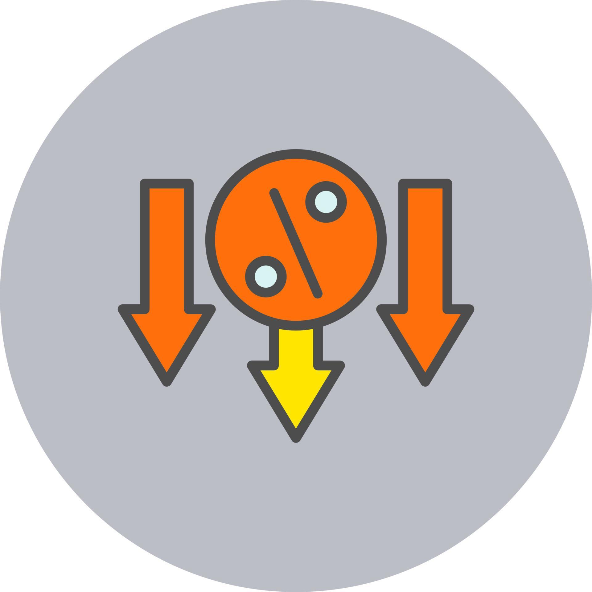 Decrease Vector Icon 16418972 Vector Art at Vecteezy