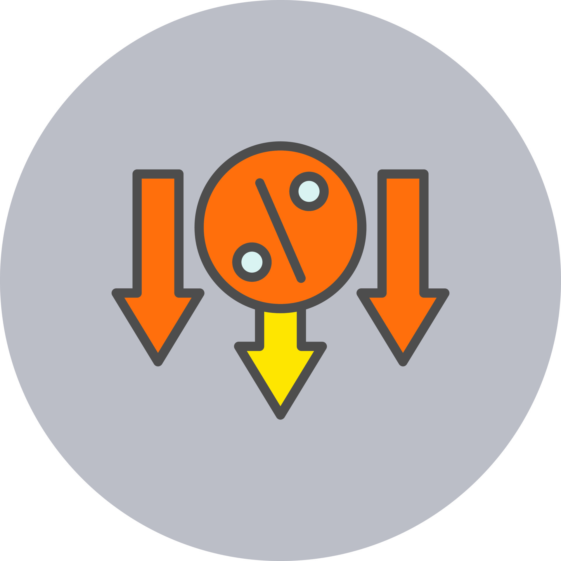 Decrease Vector Icon 16418972 Vector Art at Vecteezy