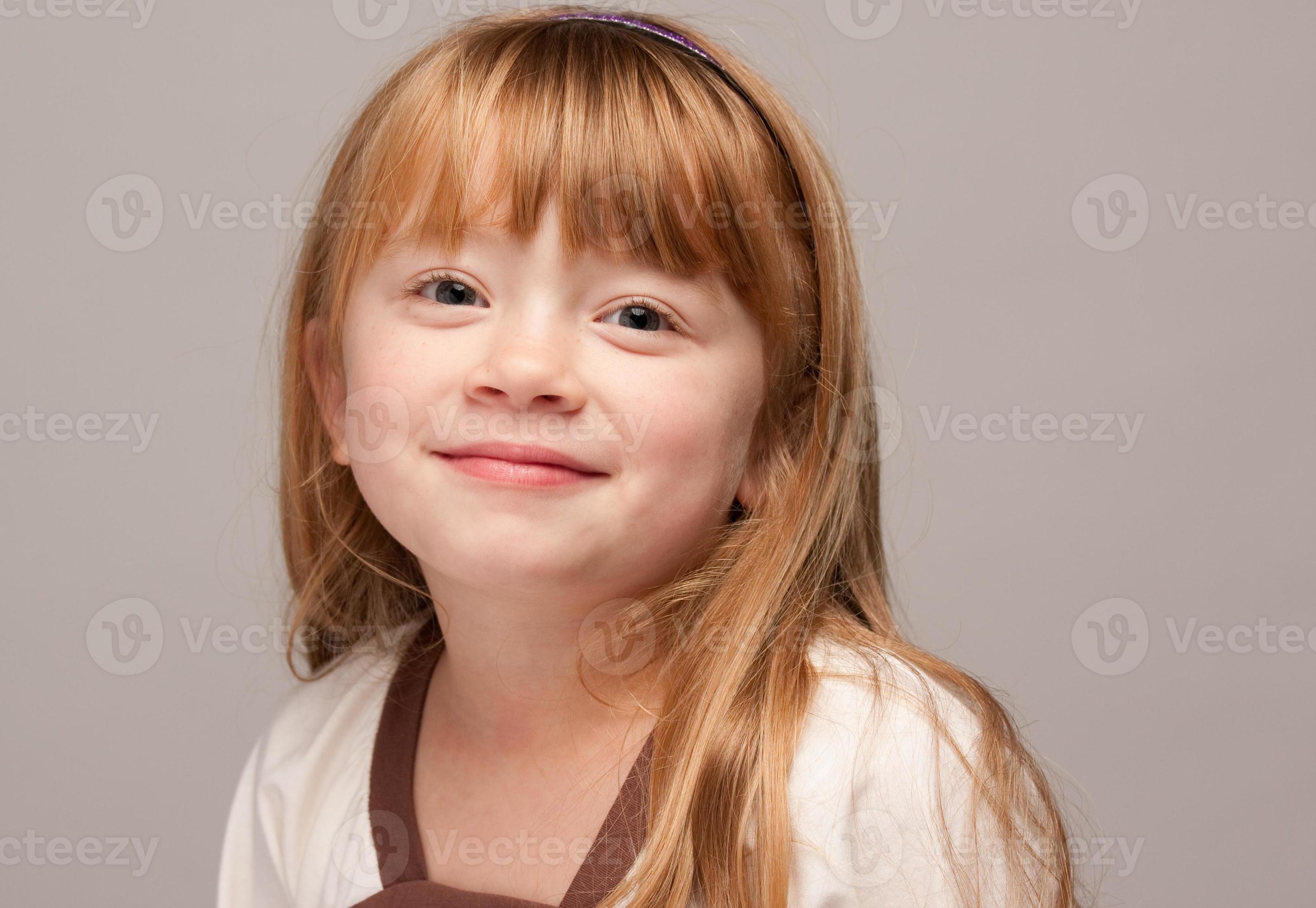 Portrait of an Adorable Red Haired Girl 16422595 Stock Photo at Vecteezy