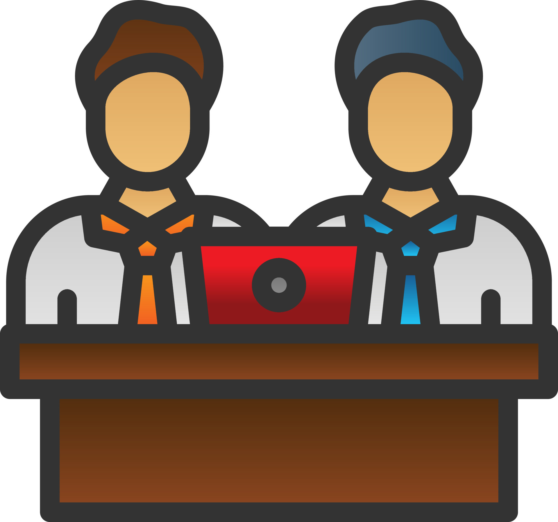 Colleagues Vector Icon Design 16424925 Vector Art at Vecteezy Colleagues Vector Icon Design 16424925 Vector Art at Vecteezy