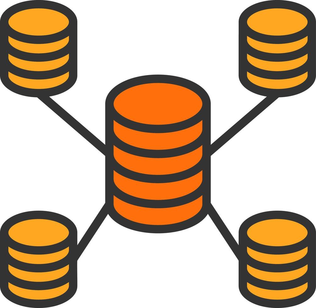 Database Vector Icon Design 16426131 Vector Art at Vecteezy