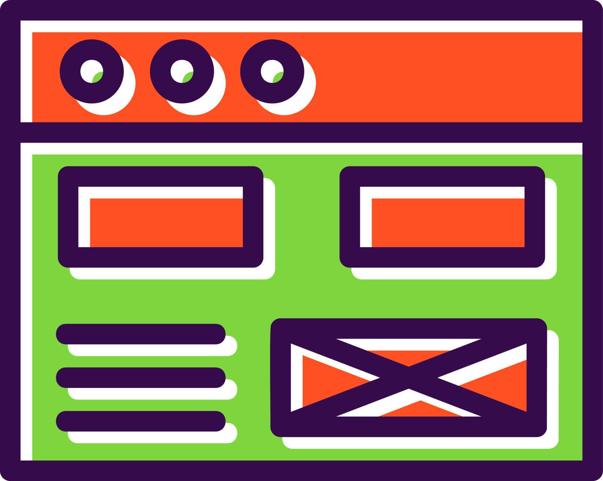 Wireframe Vector Icon Design 16428632 Vector Art At Vecteezy