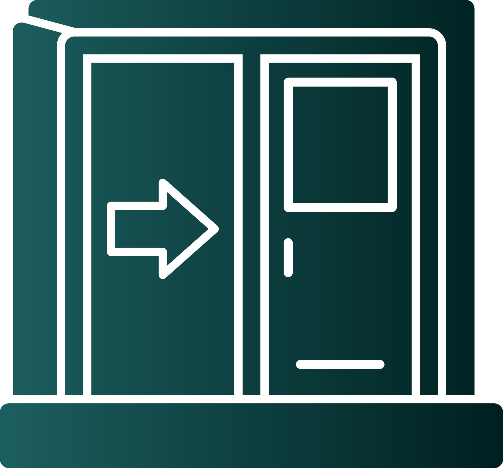 Exit Vector Icon Design 16431372 Vector Art at Vecteezy