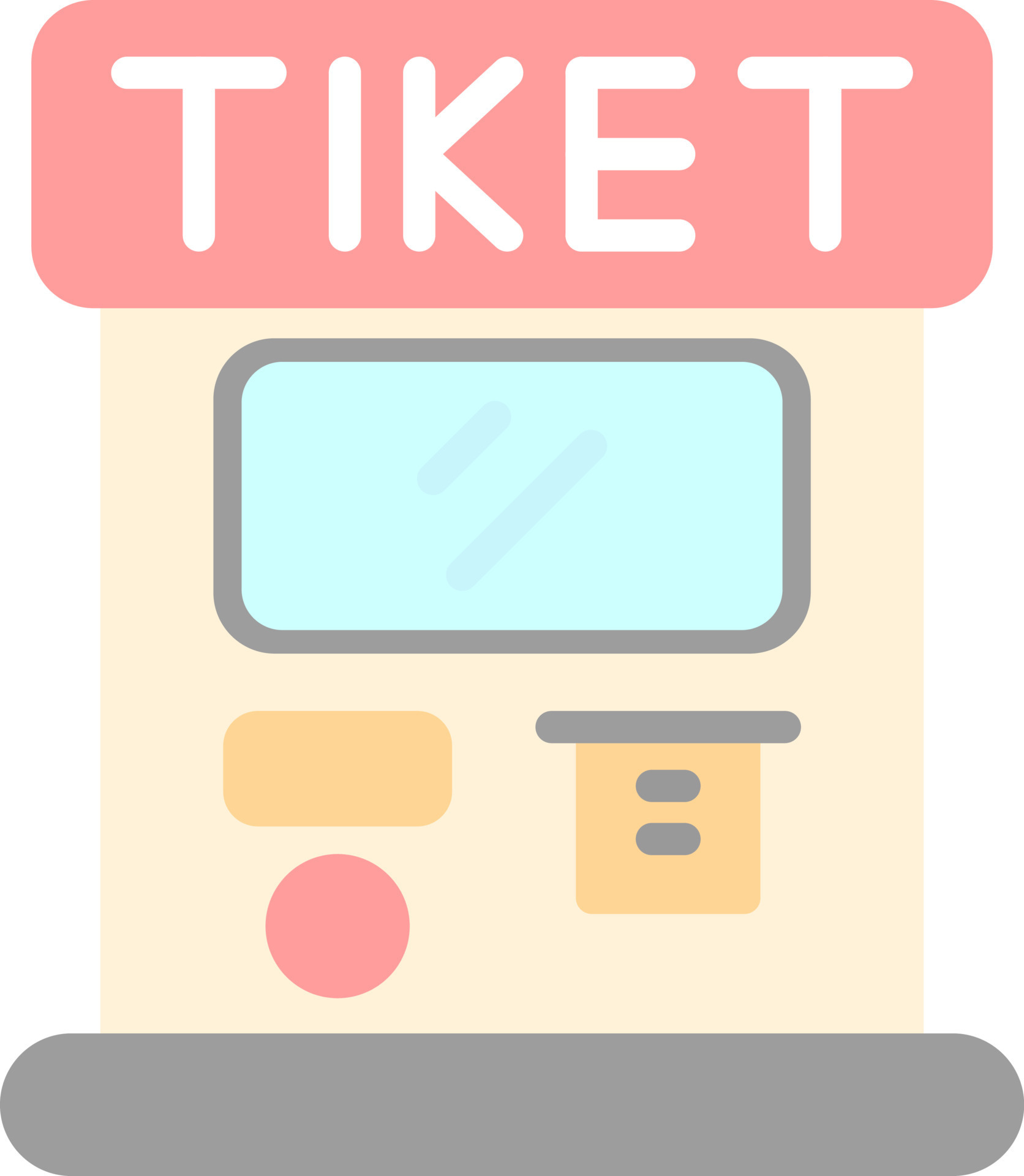 Ticket Machine Vector Icon Design 16434235 Vector Art at Vecteezy